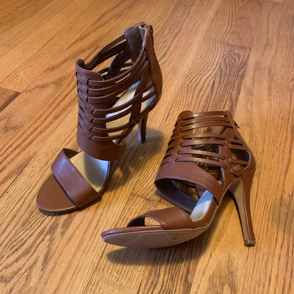 Shoes | Cut Out Caged Open Toed Sandal | Poshmark